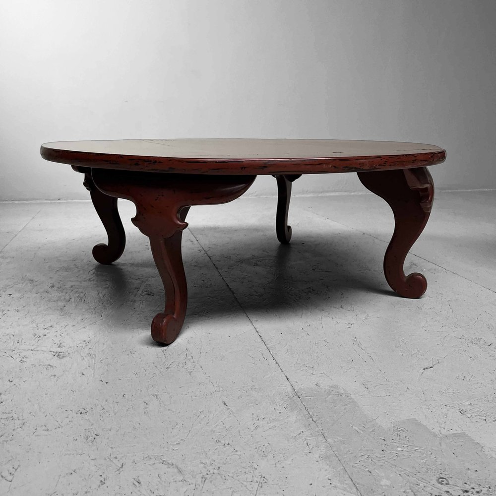 Japanese Meiji Era Wabi Sabi Lacquer Chabudai Coffee Table for sale at ...