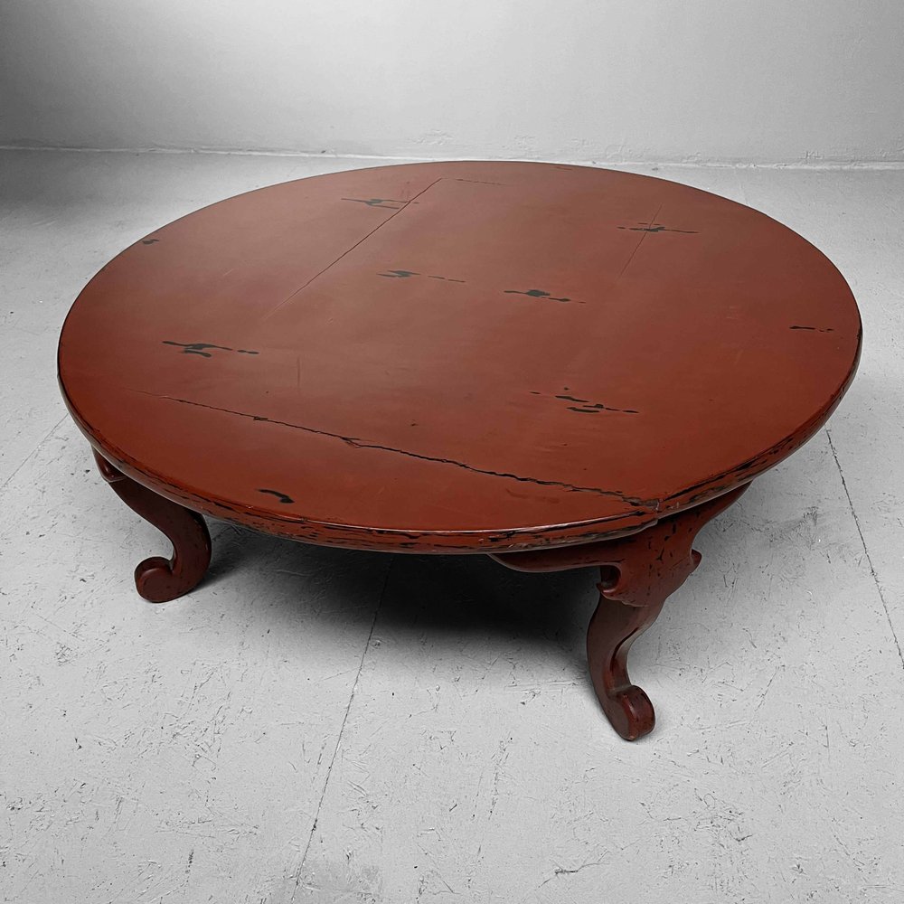 Japanese Meiji Era Wabi Sabi Lacquer Chabudai Coffee Table for sale at ...
