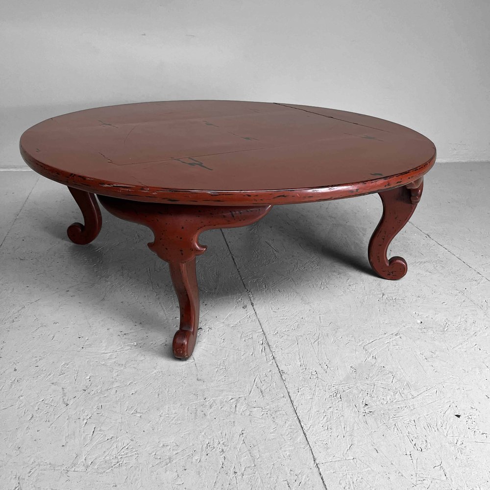 Japanese Meiji Era Wabi Sabi Lacquer Chabudai Coffee Table for sale at ...