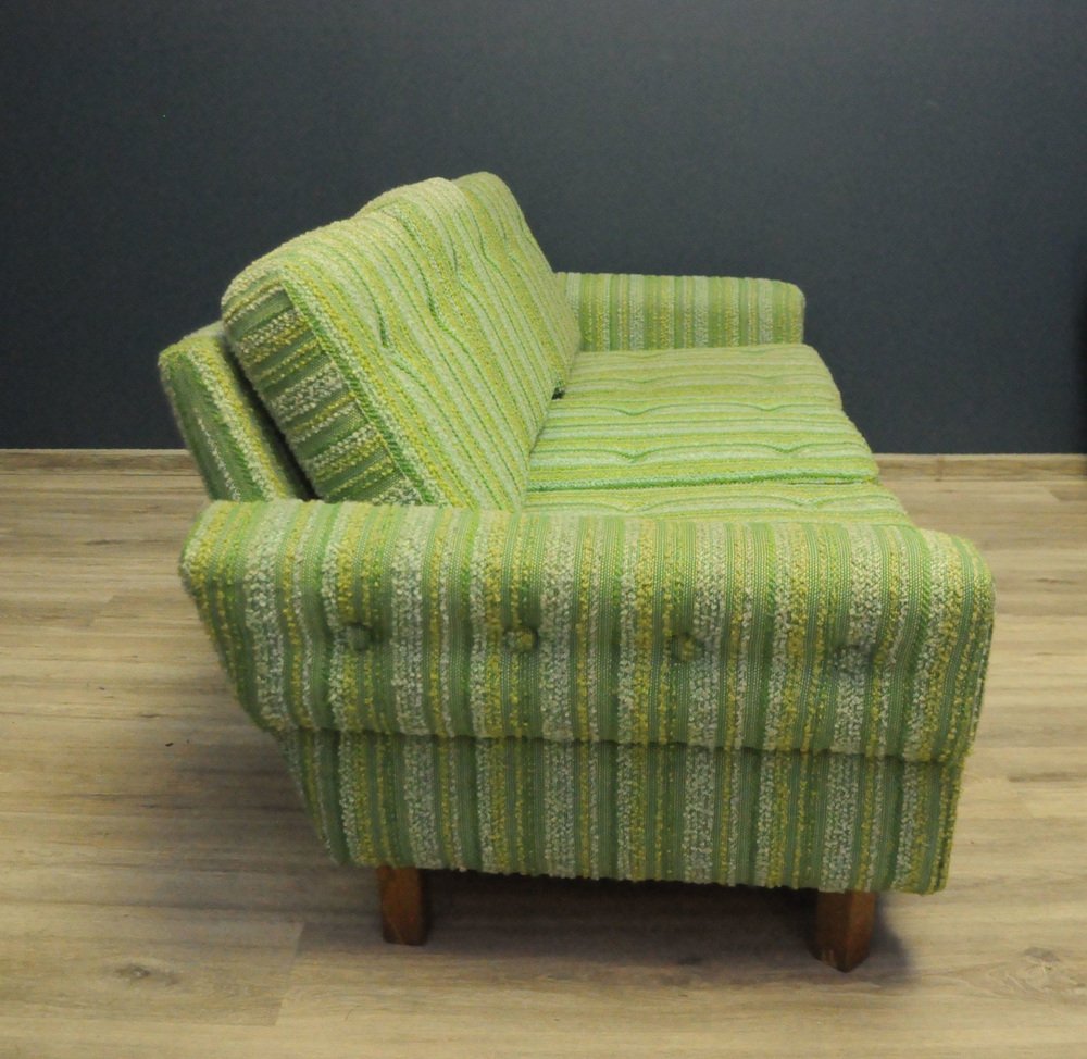 Grünes Vintage Sofa & Sessel, 1950er, 2er Set bei Pamono kaufen