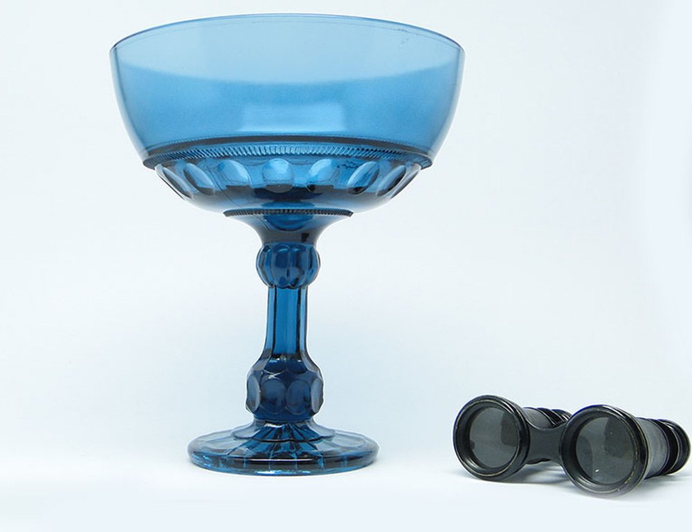 Scodella Art Deco su supporto di Ząbkowice Glassworks, Polonia, anni ...