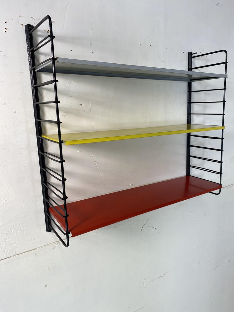 Mid-Century Modernist Metal Wall Unit, 1960s for sale at Pamono