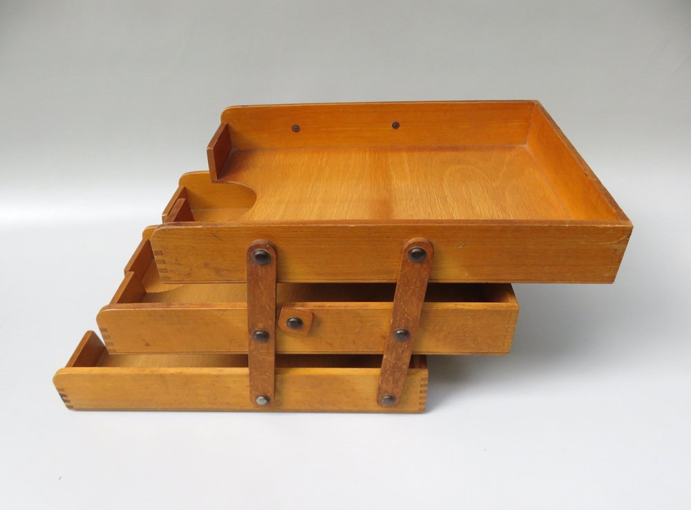 Vintage Bauhaus Desk Storage Rack, 1930s for sale at Pamono