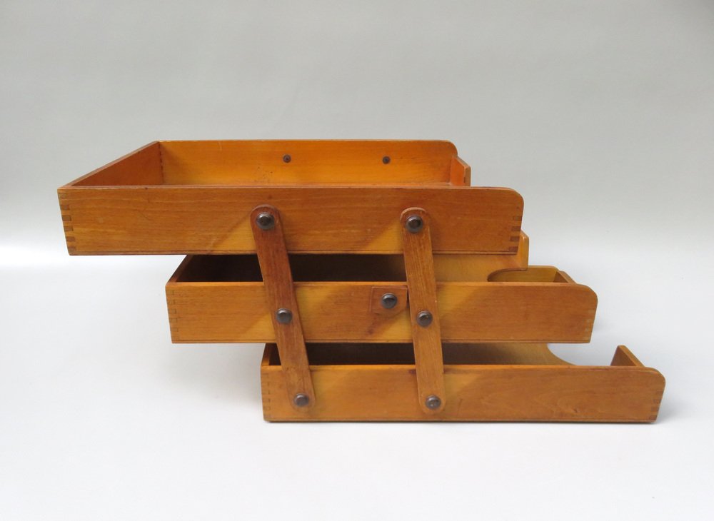 Vintage Bauhaus Desk Storage Rack, 1930s for sale at Pamono