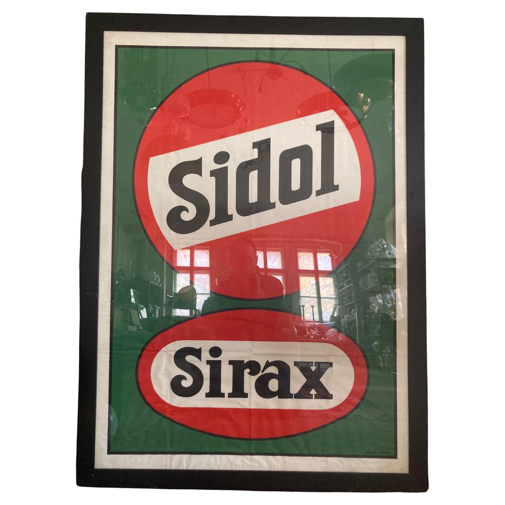 Großes Art Deco Sidol Werbeposter, 1930er bei Pamono kaufen