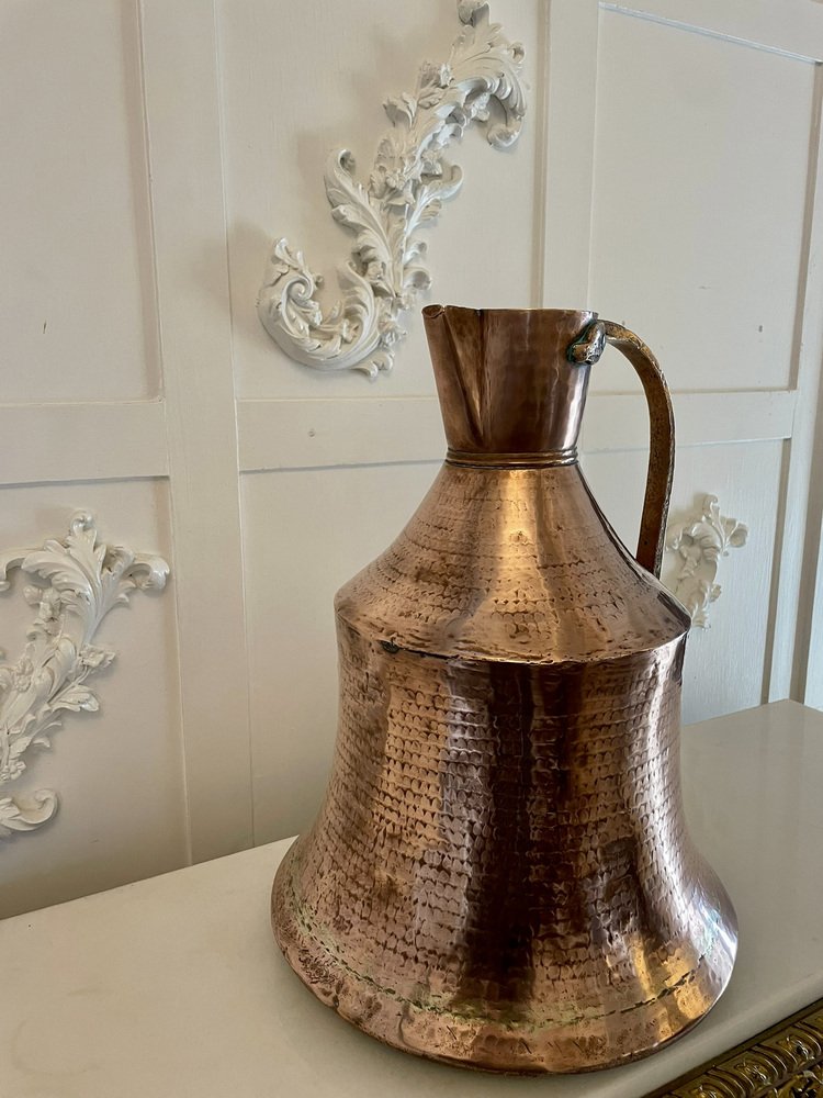 Large Antique George III Water Jug in Copper, 1800 for sale at Pamono