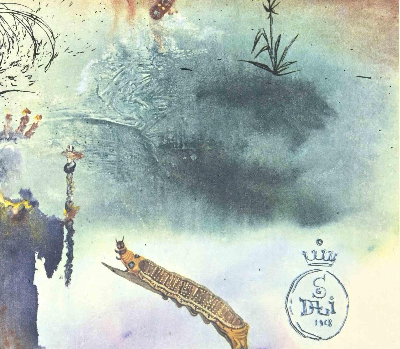 Salvador Dali, Tea Party aus Alice im Wunderland, 1969, Tiefdruck bei ...