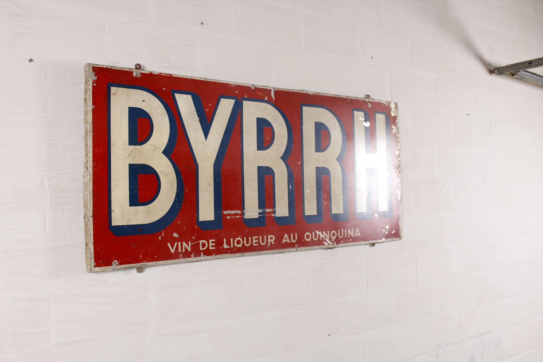 Vintage Byrrh Werbeschild, 1956 bei Pamono kaufen