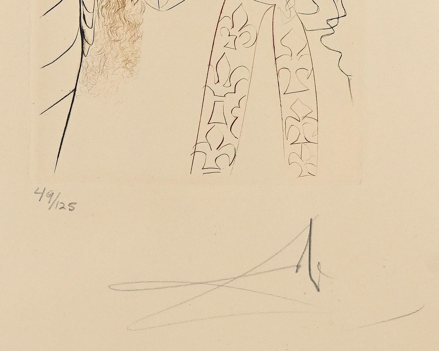 Salvador Dali, The Woman Taken in Adultery, Etching and Drypoint, 1972 ...
