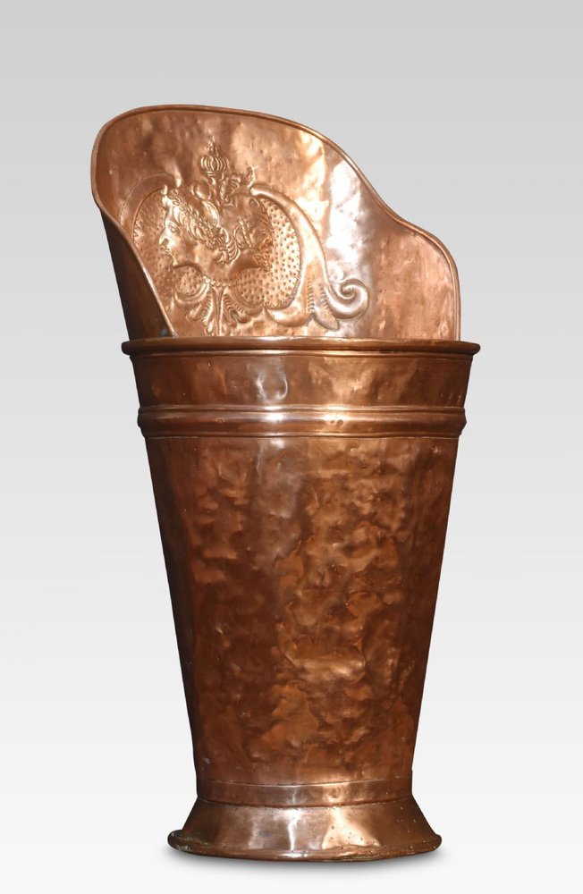 19th Century Copper Log Bin for sale at Pamono