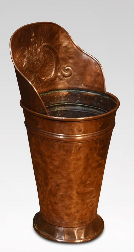 19th Century Copper Log Bin for sale at Pamono