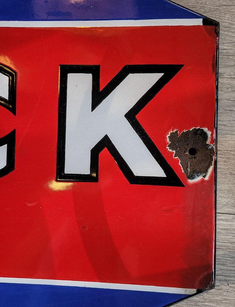 Große emaillierte Plakette von McCormick, 1950er bei Pamono kaufen