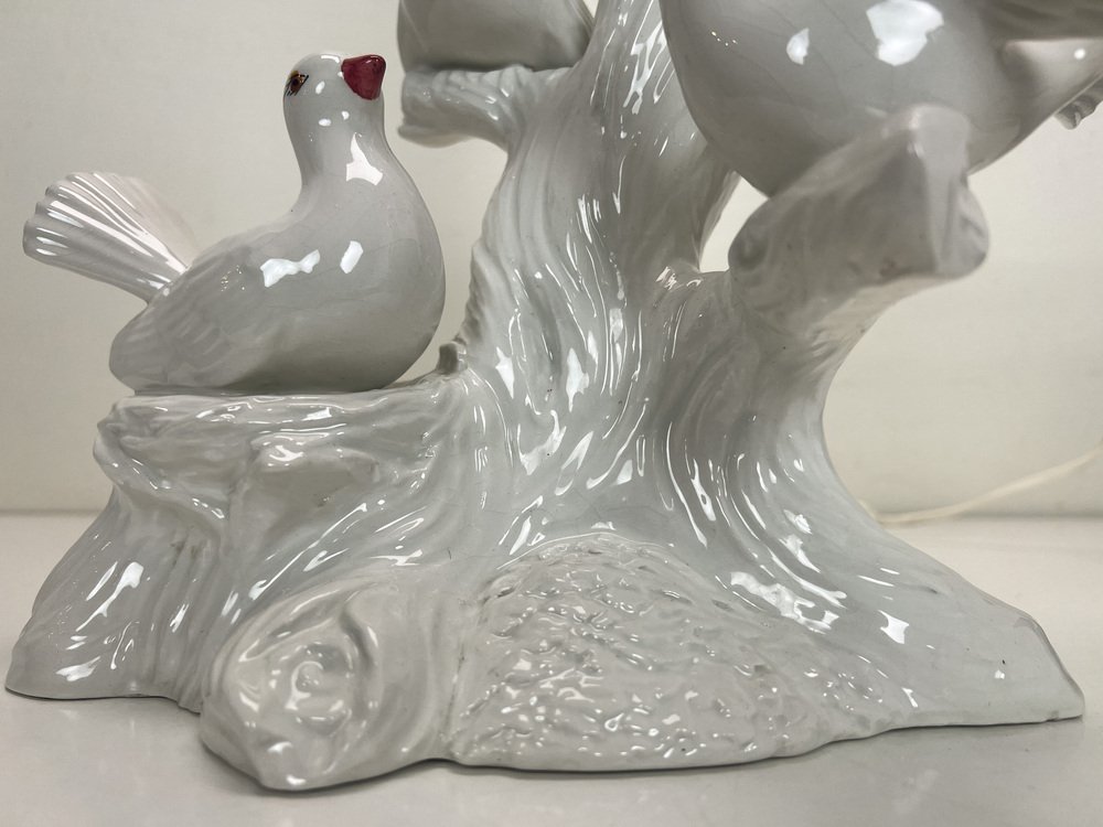 Vintage Italian Ceramic Bird Table Lamp with Doves, 1960s for sale at ...