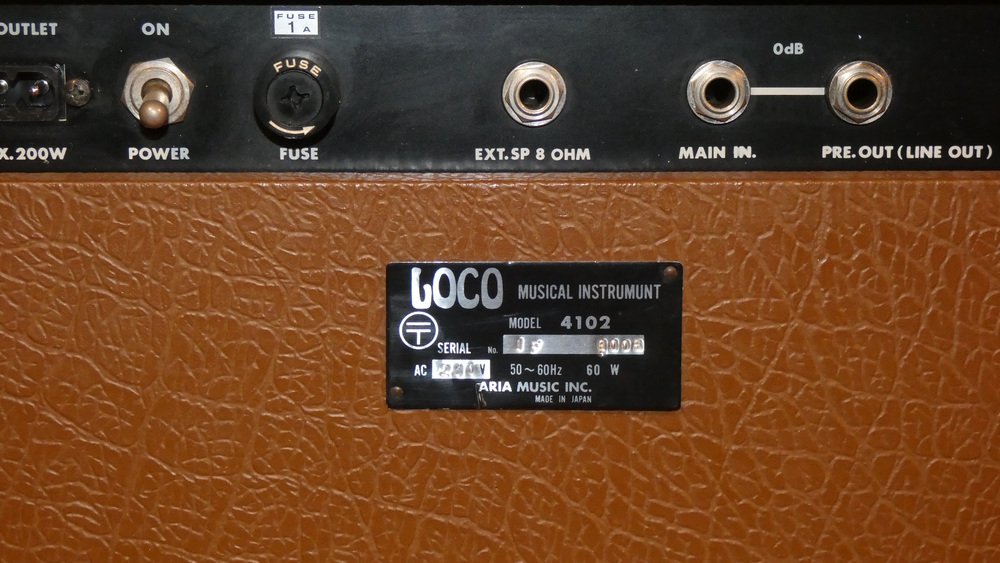 Micro Amp Series Model Loco 4102 Amplifier from Aria, Japan, 1980s for ...