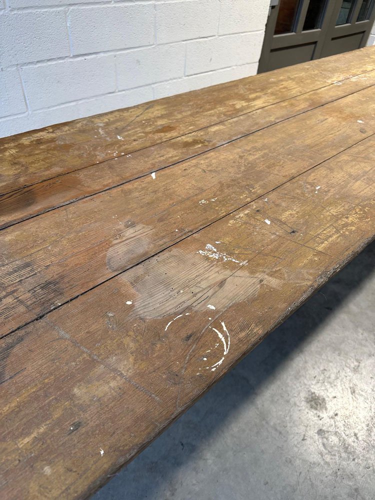 Very Large Farmhouse Table, Early 1900s for sale at Pamono