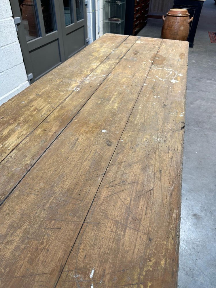 Very Large Farmhouse Table, Early 1900s for sale at Pamono
