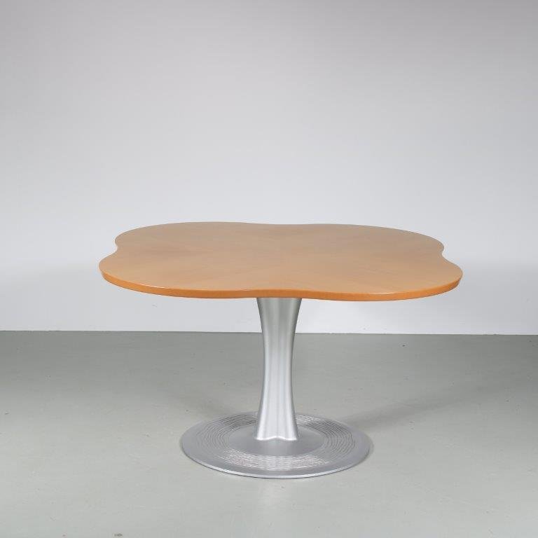 Freeform Top Dining Table by Leolux, Netherlands, 1990s for sale at Pamono