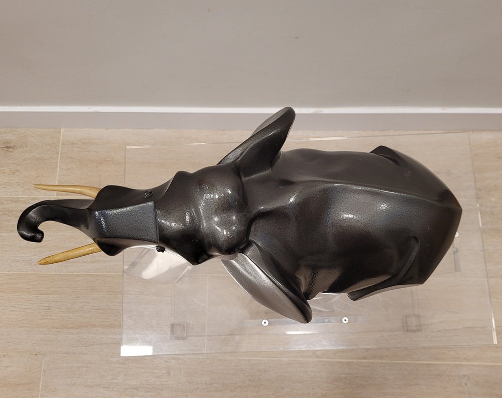 After Irénée Rochard, Art Deco Elephant, 1920s, Babbitt for sale at Pamono