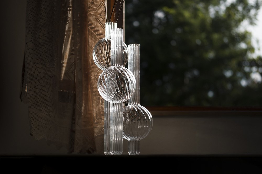Large Dervish Vase in Blown Borosilicate Glass by Kanz Architetti for ...