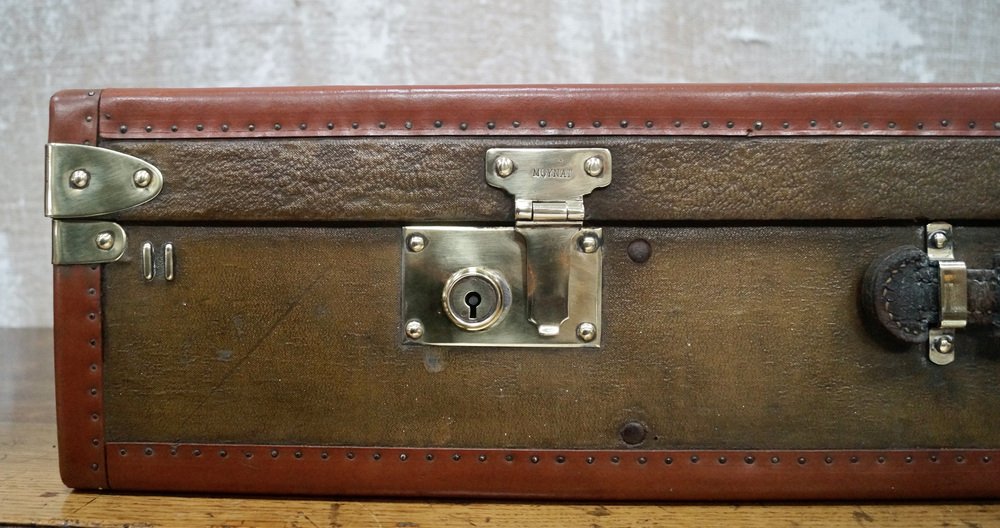 Vintage Moynat Paris Motoring Trunk, 1930s for sale at Pamono