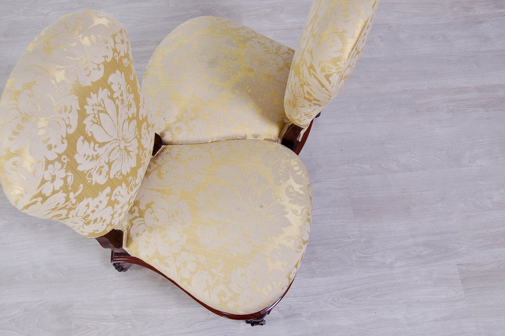 Set of Victorian British Lounge Chairs, 1890s for sale at Pamono