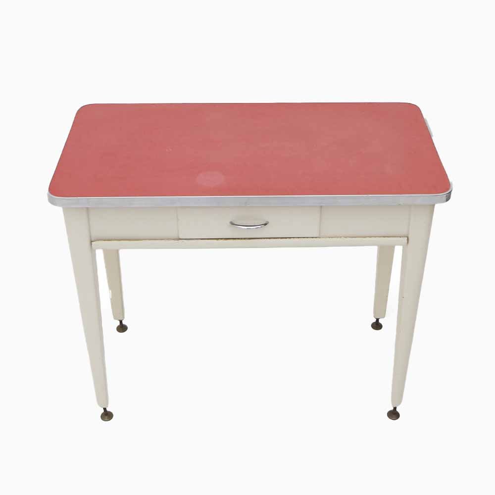 Wooden Dining Table with Formica Top, 1950s for sale at Pamono