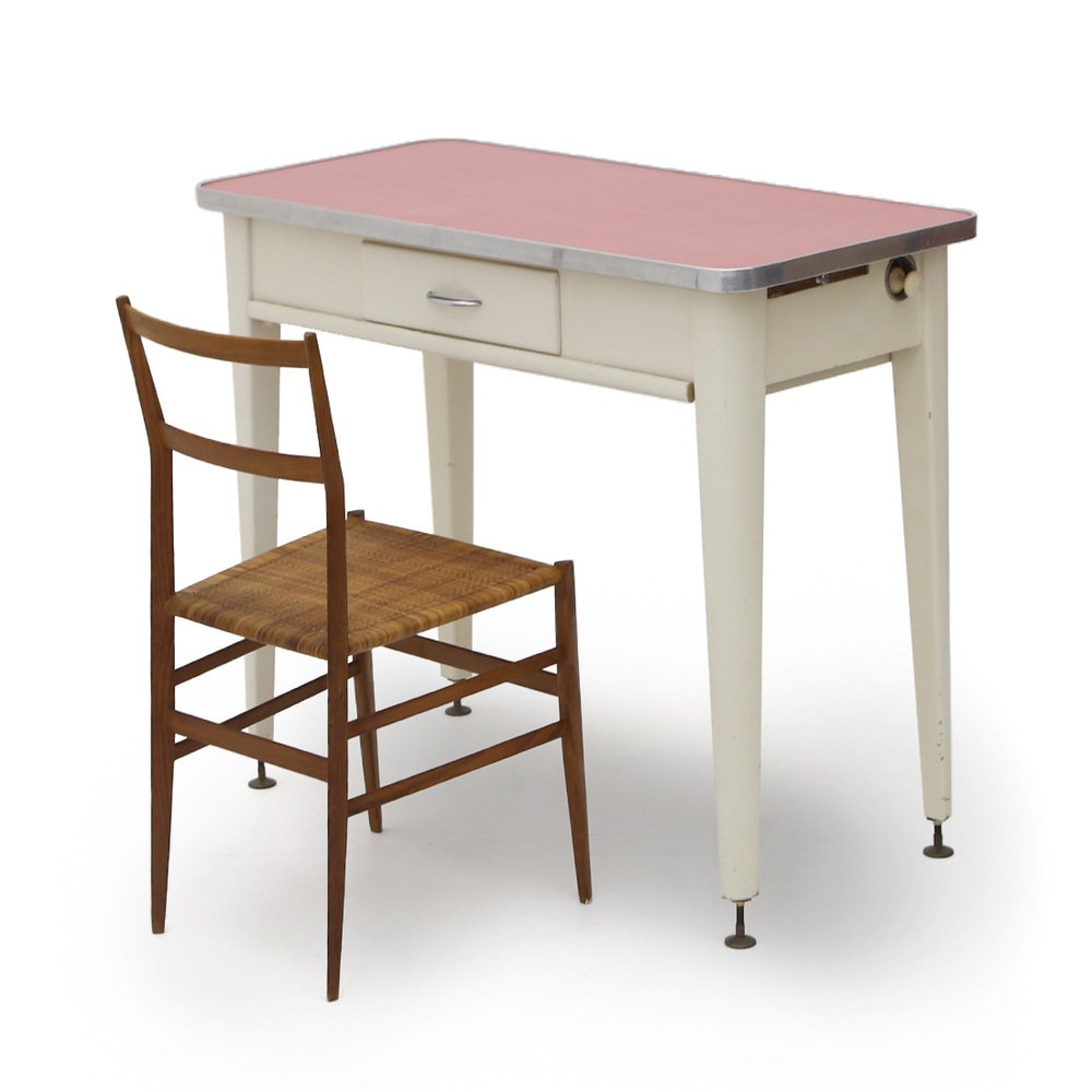 Wooden Dining Table with Formica Top, 1950s for sale at Pamono