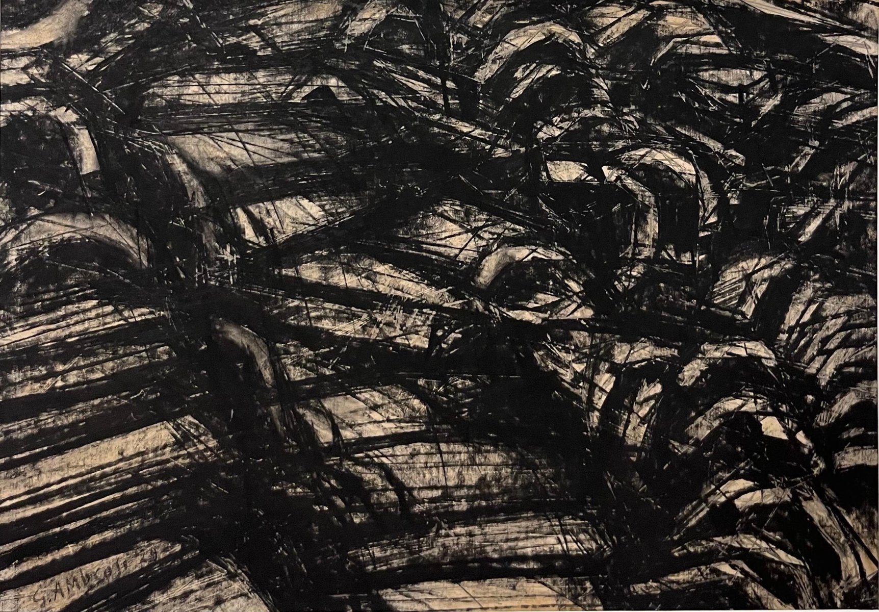 Alfredo Gauro Ambrosi, Plastic Dynamism, Pastel, 1929, Framed for sale ...