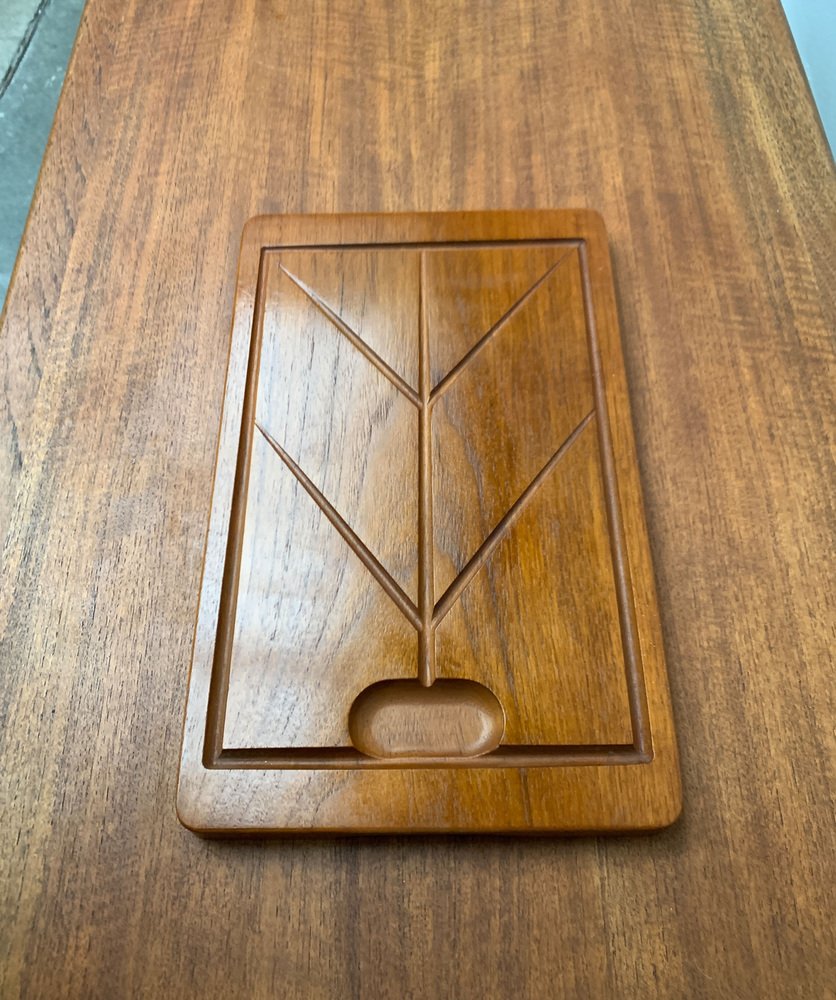 Swedish Teak Cutting Board by Karl Holmberg, 1960s for sale at Pamono