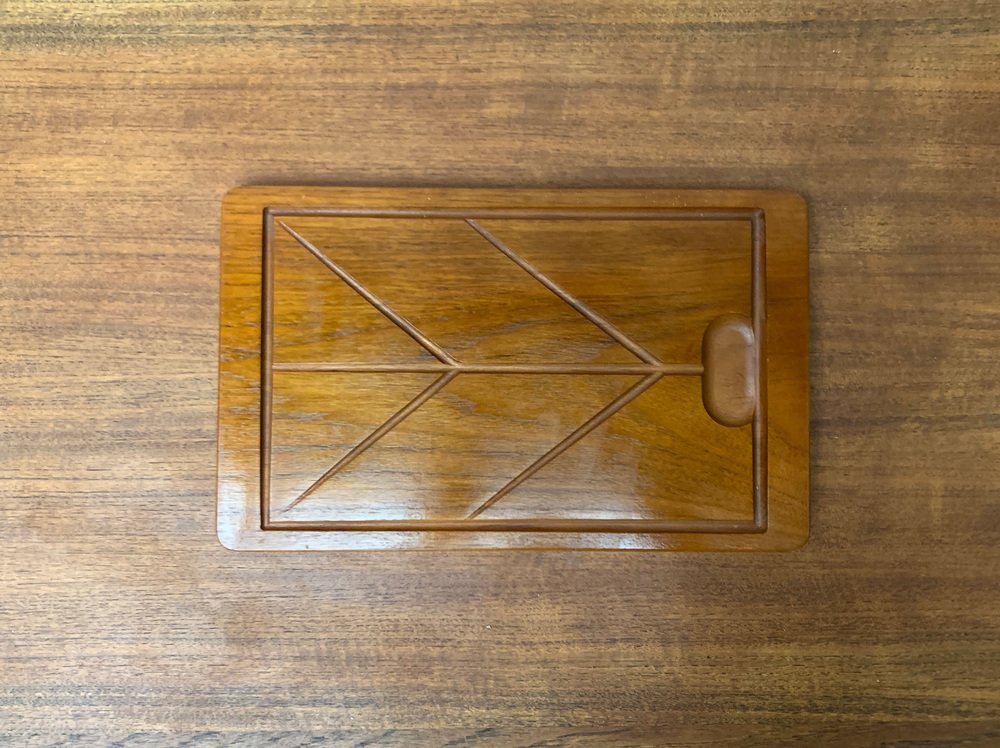 Swedish Teak Cutting Board by Karl Holmberg, 1960s for sale at Pamono