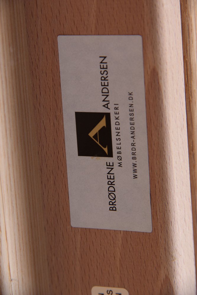 Sofa aus Eiche & Leinen von Andreas Hansen für Brødere Andersen ...
