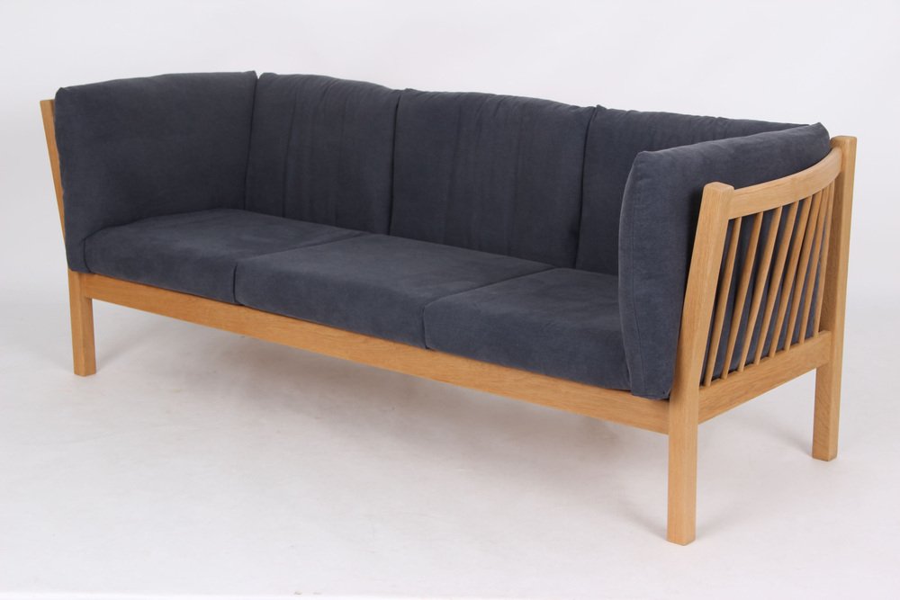 Sofa aus Eiche & Leinen von Andreas Hansen für Brødere Andersen ...