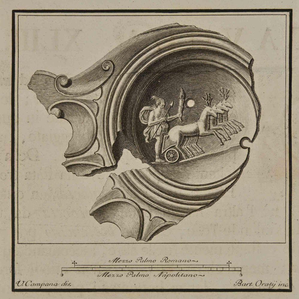 Vincenzo Campana, Ancient Roman Still Life, Etching, 18th Century for ...