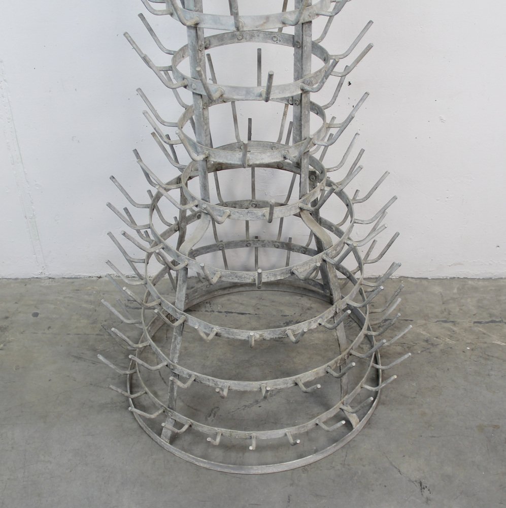 Großes französisches Flaschenabtropfgestell bei Pamono kaufen