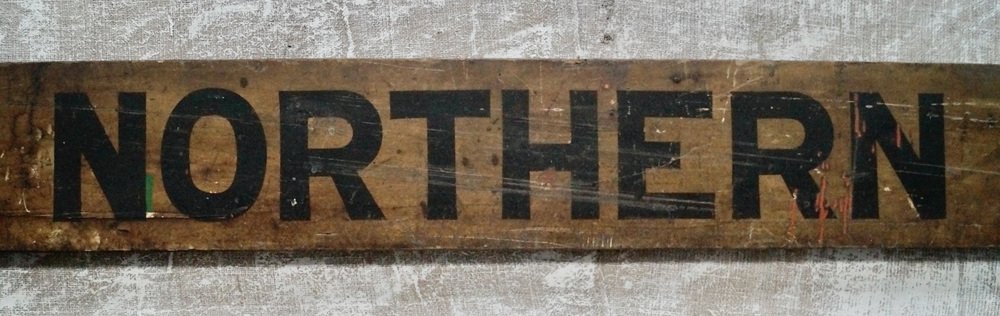 Large Victorian Great Northern Railway Platform Sign, 1890s for sale at ...