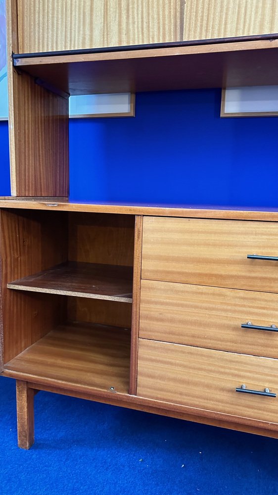 Scandinavian Storage Cabinet with Showcase, 1960s for sale at Pamono