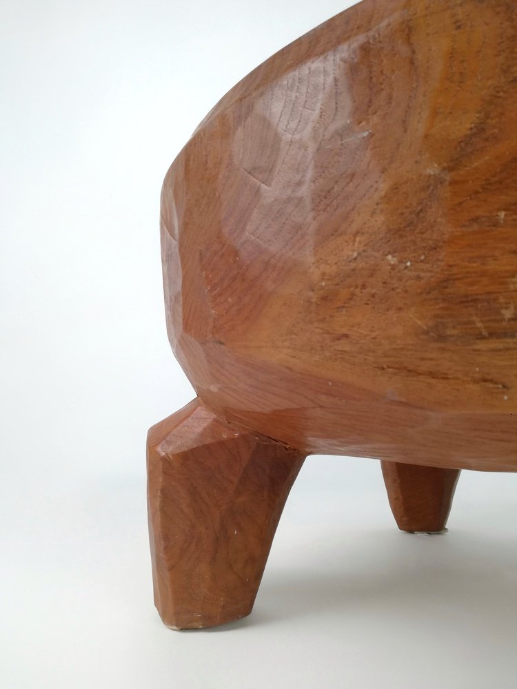 Large Tribal African Coffe Table in Carved Wood with Legs for sale at ...