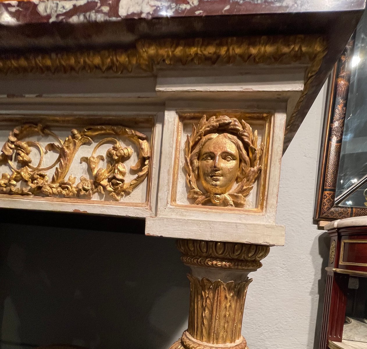 Neapolitan Console Tables, 1810s, Set of 2 for sale at Pamono