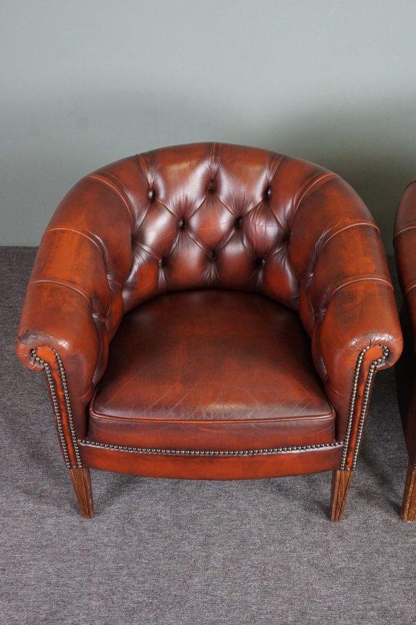 Chesterfield Club Chairs, Set of 2 for sale at Pamono