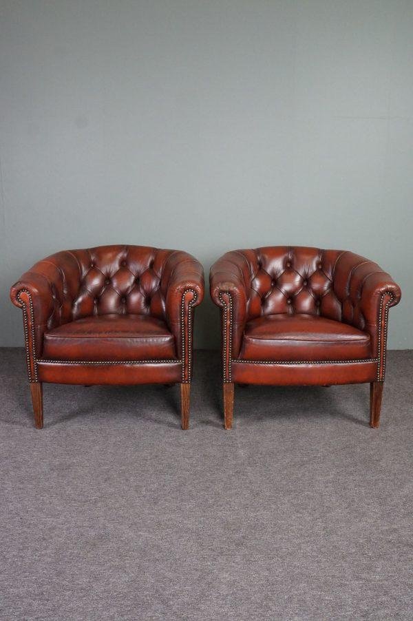 Chesterfield Club Chairs, Set of 2 for sale at Pamono