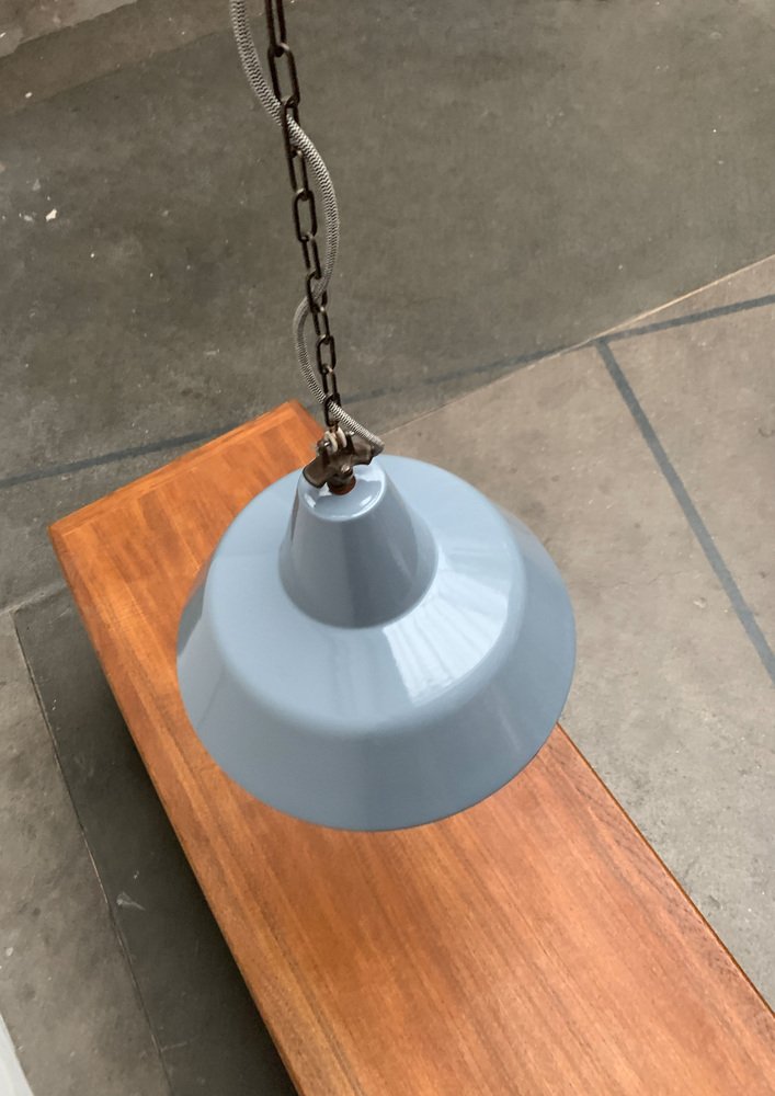 Mid-Century Emaille Workshop Pendant Lamp, 1960s for sale at Pamono