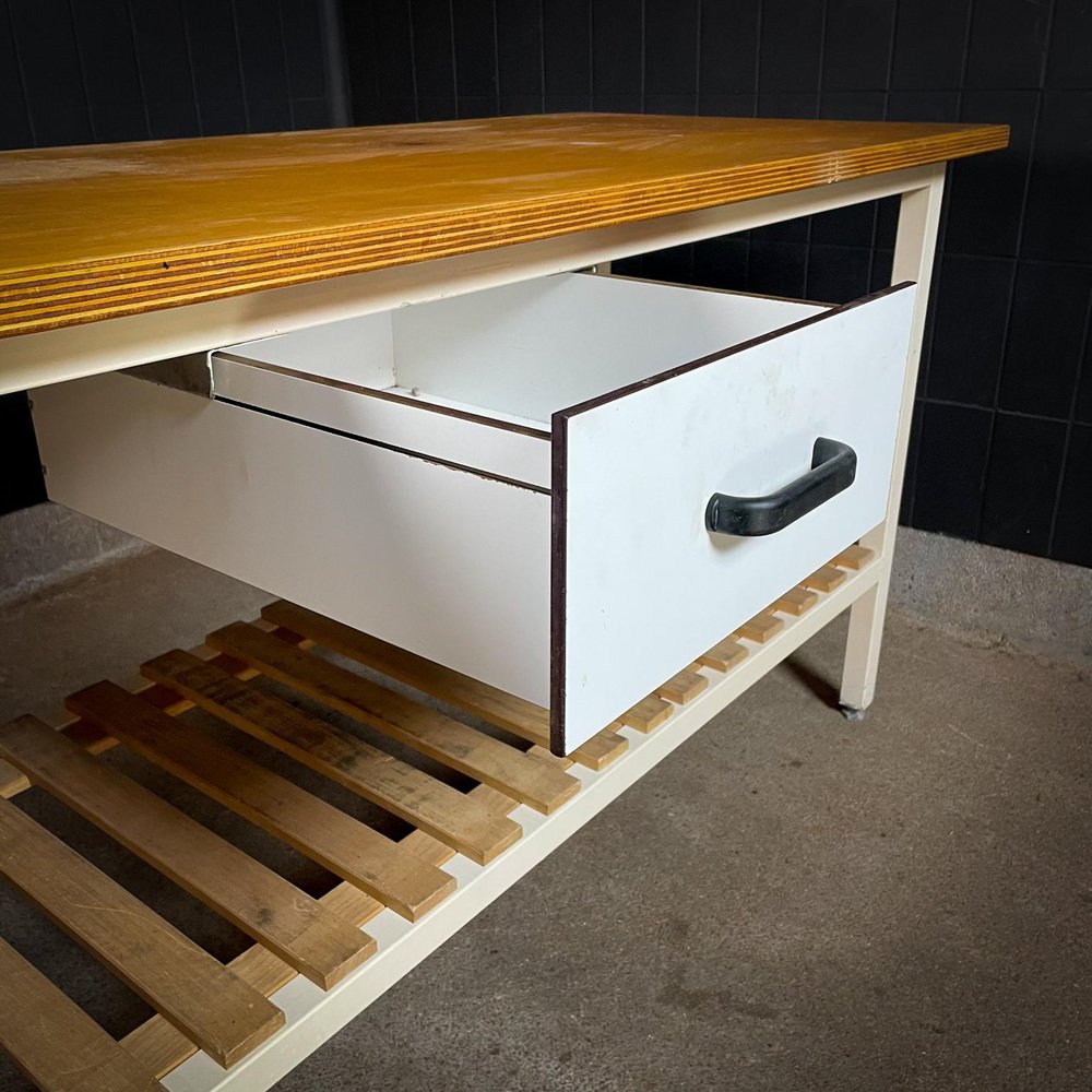 Vintage Industrial Bakery Table for sale at Pamono