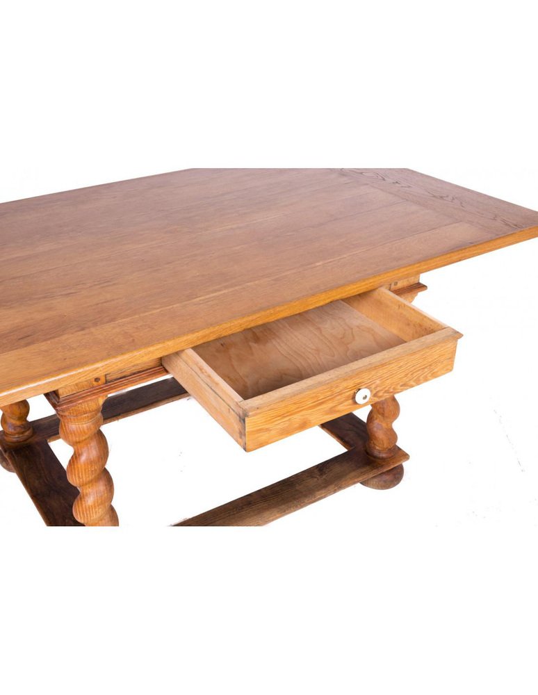 German Table in Solid Wood for sale at Pamono