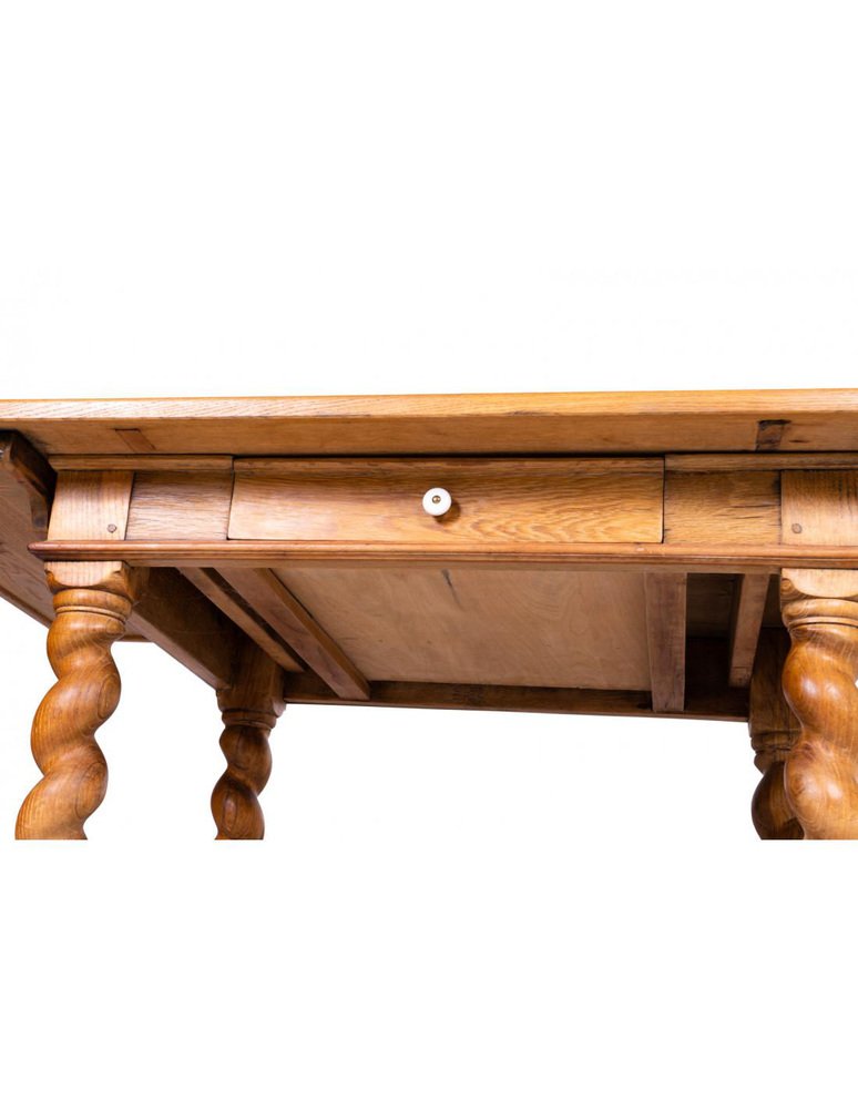 German Table in Solid Wood for sale at Pamono