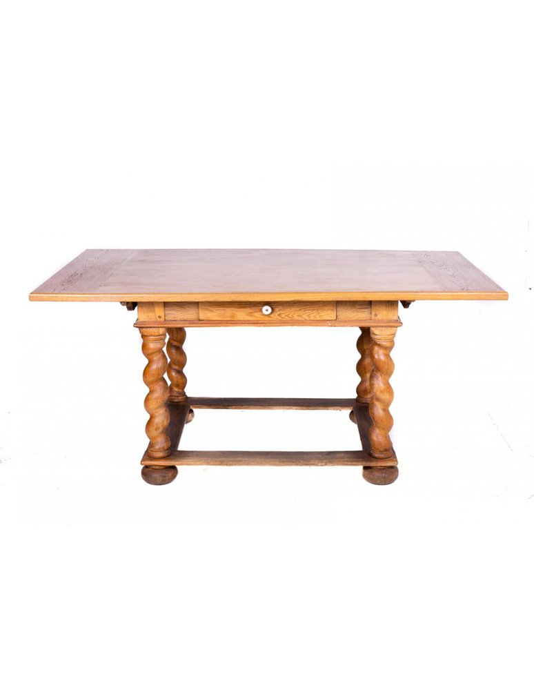 German Table in Solid Wood for sale at Pamono