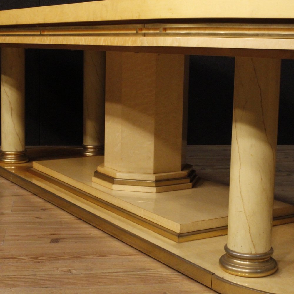 20th Century Italian Conference Table in Exotic Wood, 1970s for sale at ...