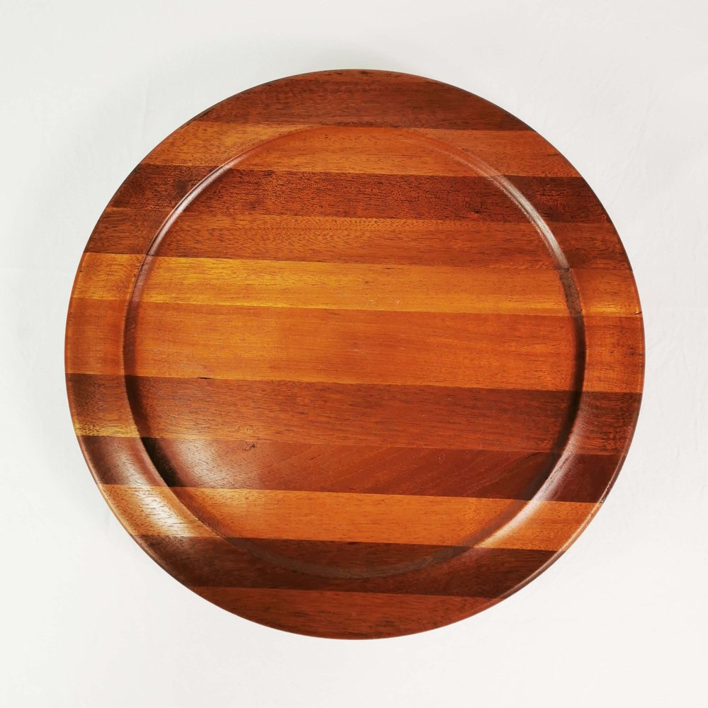 Large Teak Platter, Norway, 1970s for sale at Pamono