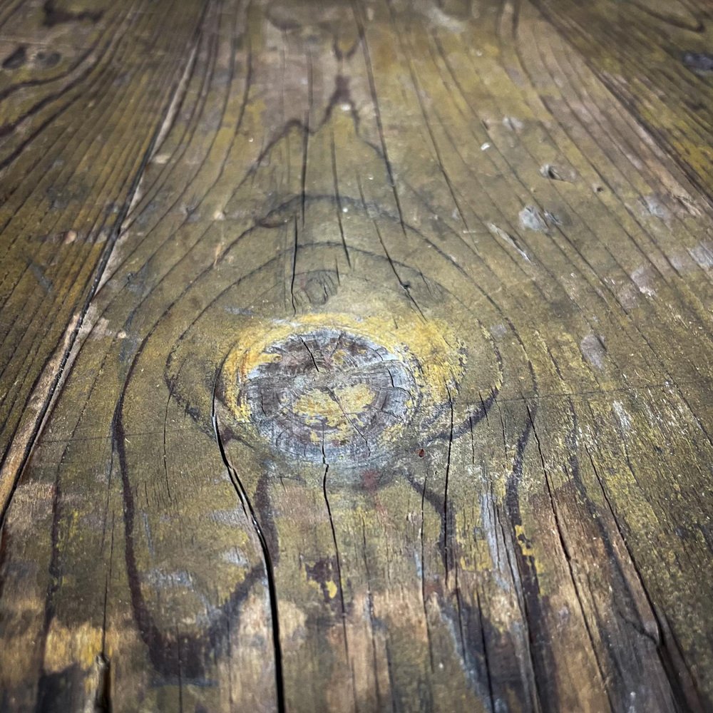 Vintage Industrial Folding Table for sale at Pamono