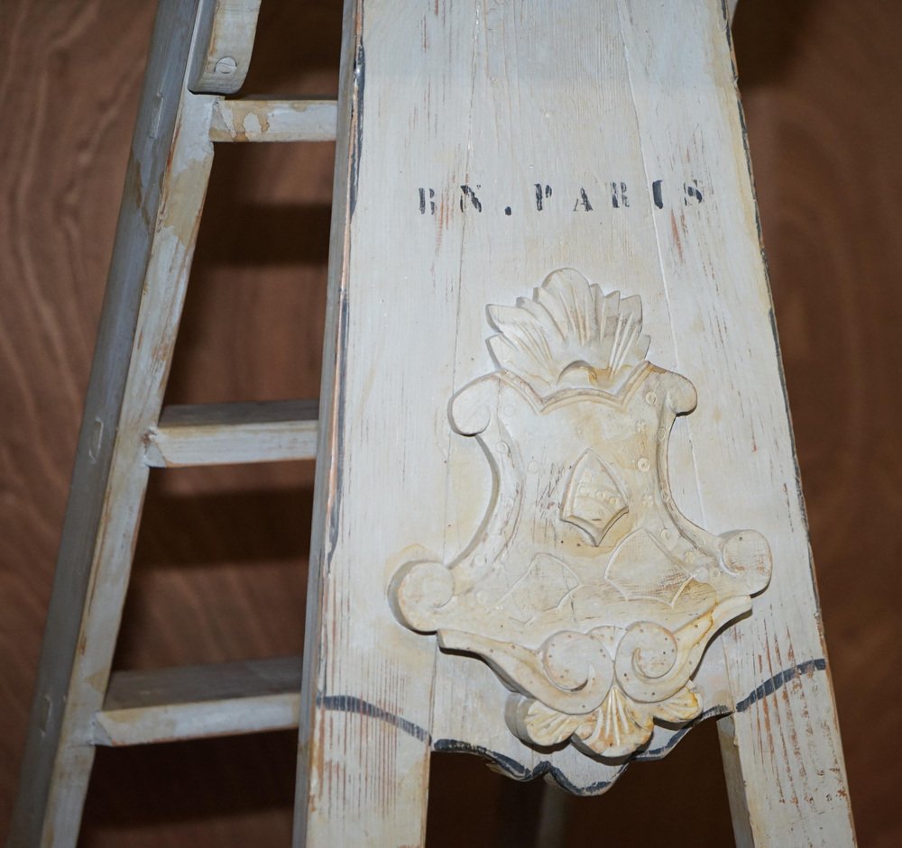 French Library Step Ladder, 1920s for sale at Pamono