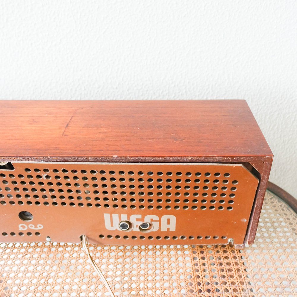 Model 135 Radio in Teak from Wega, 1960s for sale at Pamono